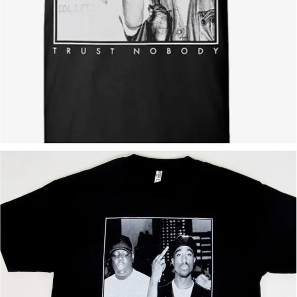 Shirts | 3x Trust Nobody Tupac Middle Finger Biggie Smalls Gangster Rap ...